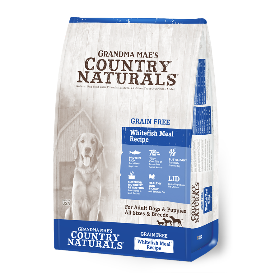 Country Naturals 無穀物 三文魚+白鮭魚配方 全犬糧